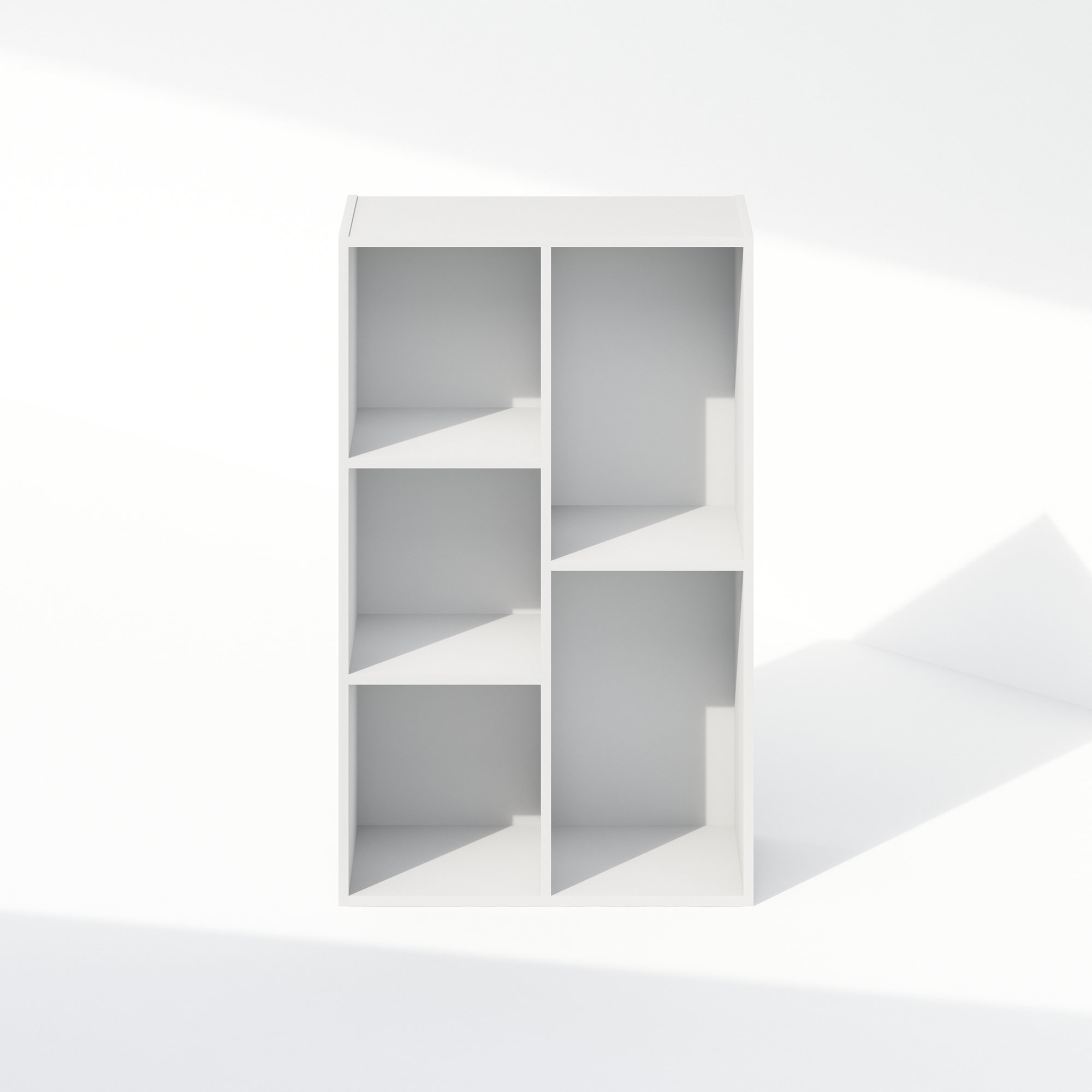 Ebern Designs Reed Reversible Open Shelf Multipurpose Bookcase, Storage ...