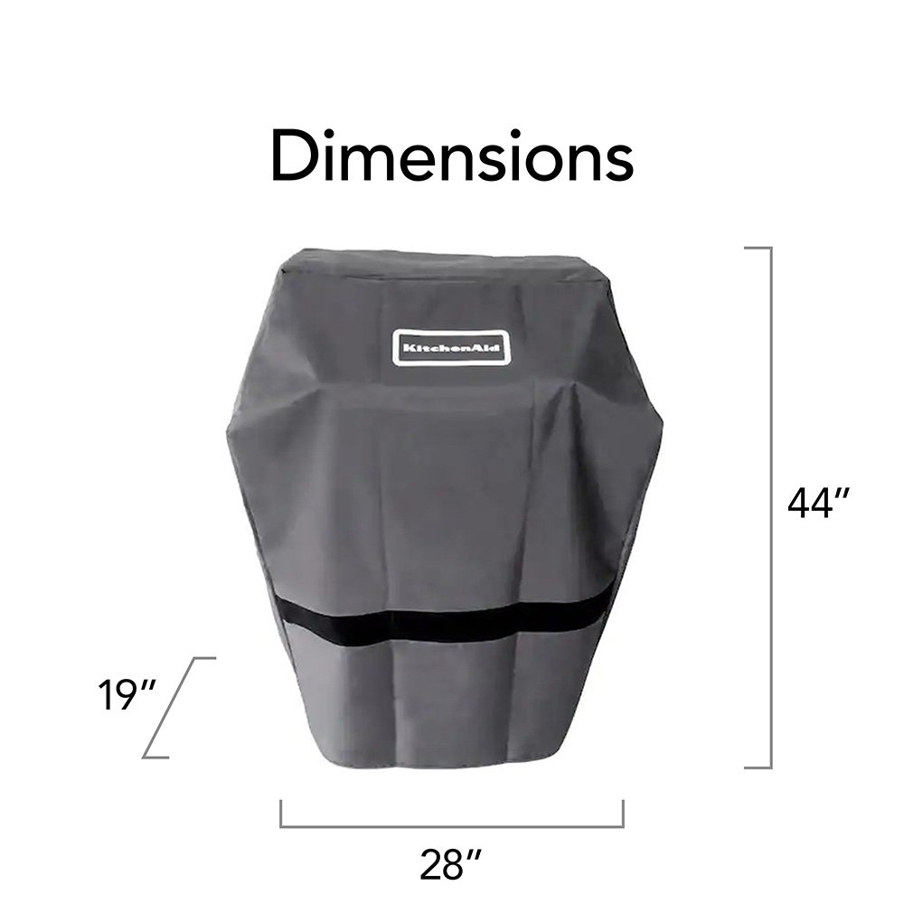 KitchenAid® Grill Cover - Fits up to 28" & Reviews | Wayfair