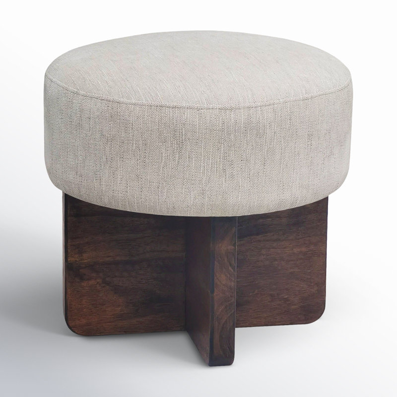Joss & Main Gal Solid Wood Accent Stool | Wayfair