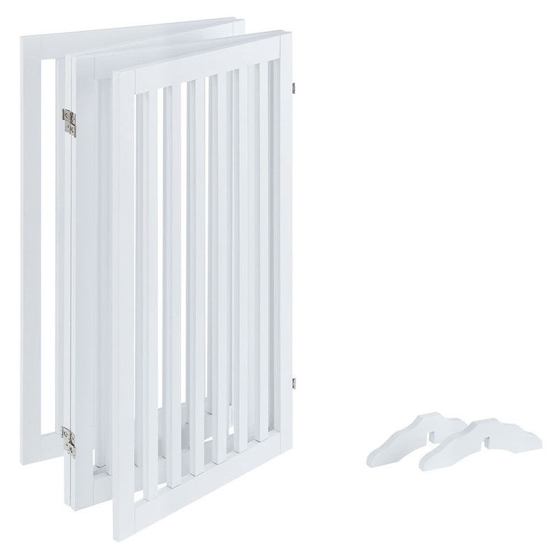 Archie & Oscar™ Huxley Wood Free Standing Pet Gate with a Pair of ...