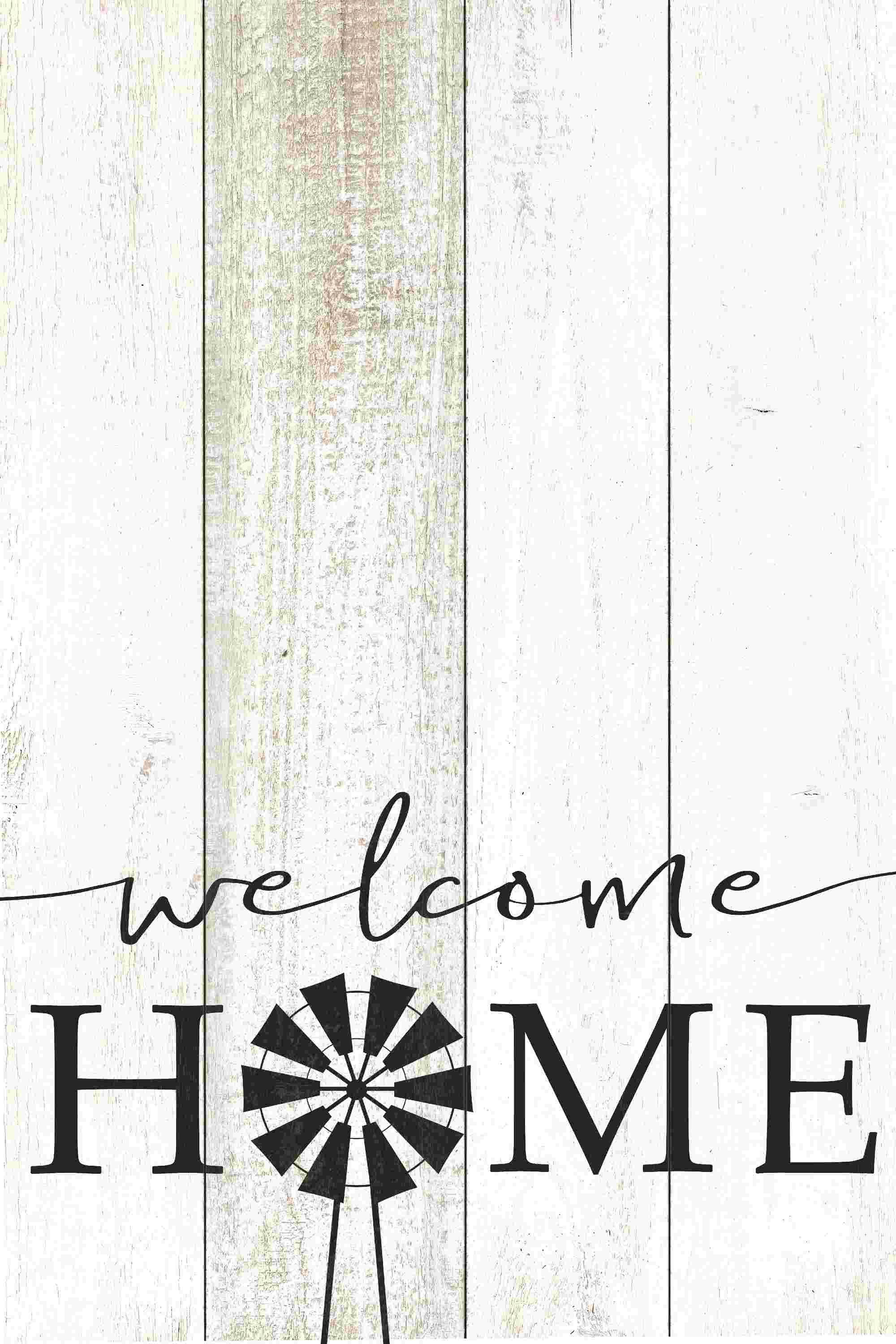 Gracie Oaks Welcome Home Wood With Flourish by - on - Wayfair Canada