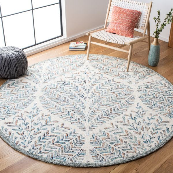 Langley Street Handmade Wool Aqua/Turquoise Rug & Reviews | Wayfair