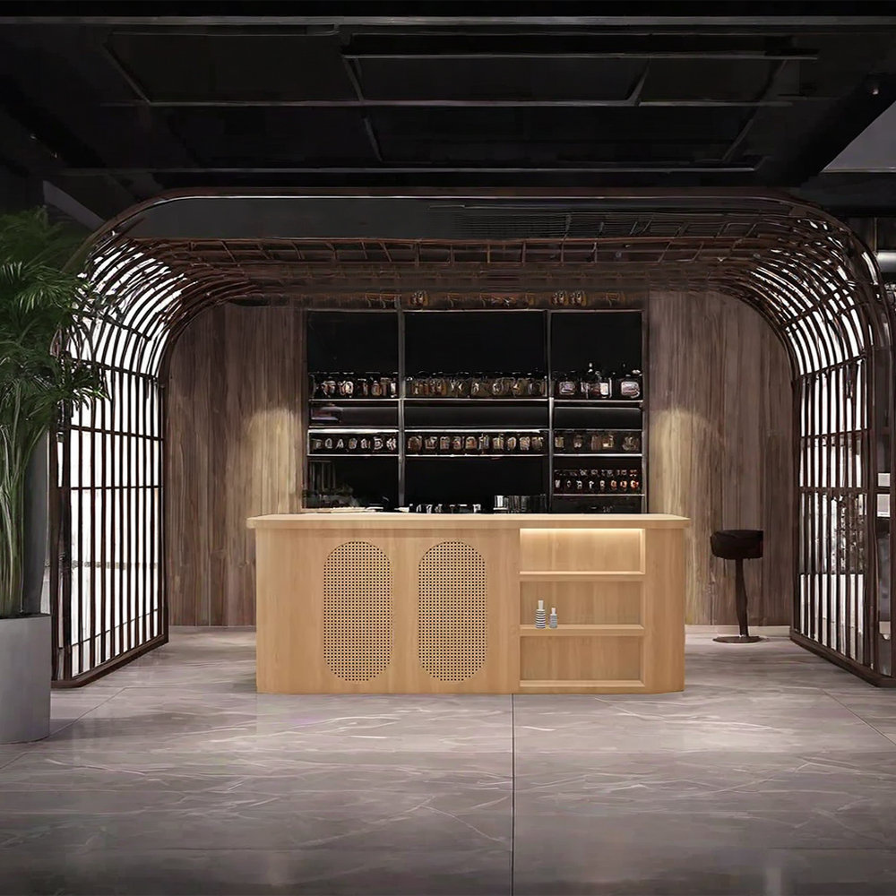 HOME BREW BLENDS LLC Bar Counter Reception Desk | Wayfair