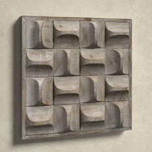 Birch Lane™ Solid Wood Abstract Wall Decor | Wayfair