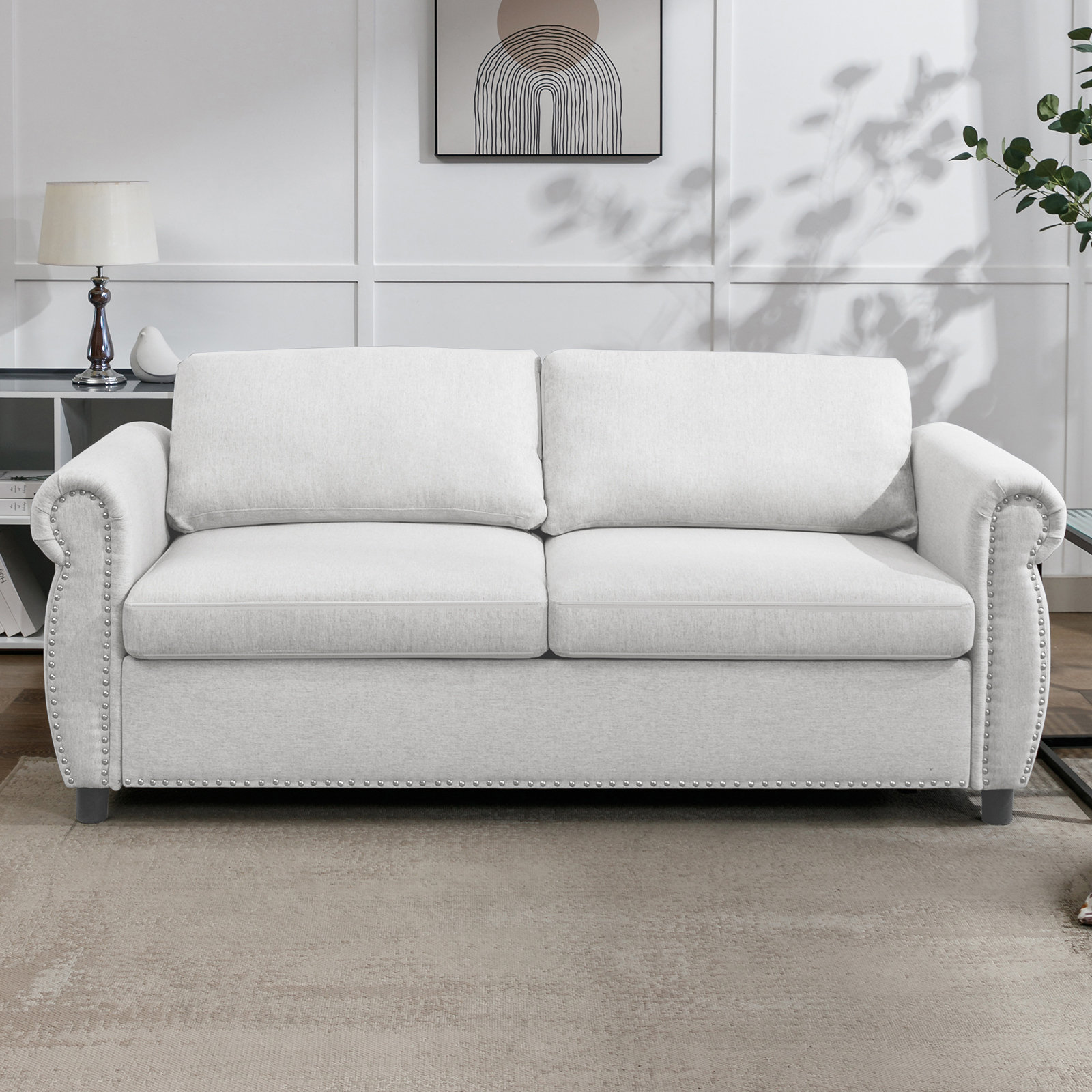 Red Barrel Studio® Mishka Upholstered Sleeper Sofa & Reviews | Wayfair