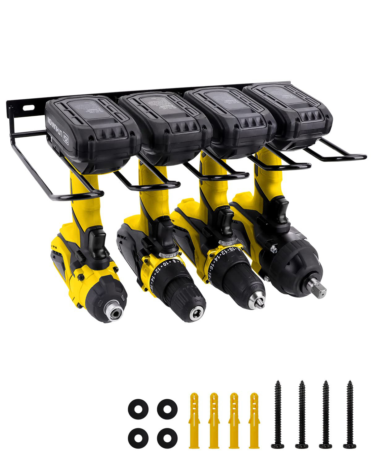 WFX Utility™ Wall Mounted Power Tool Drill Rack, Power Tool Storage ...