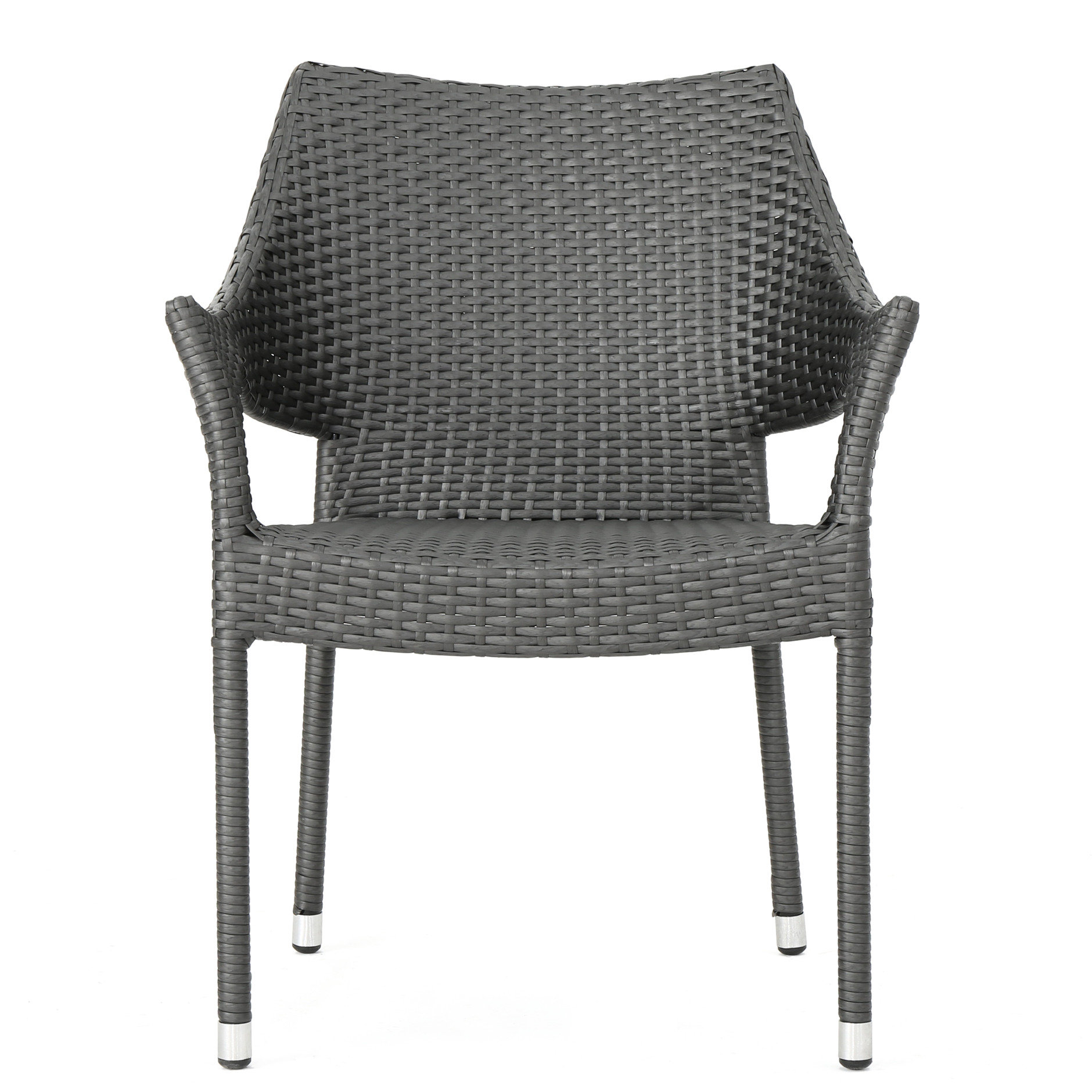 Ebern Designs Mirage Grey, Pe , Stacking Armchair , Architectural ...