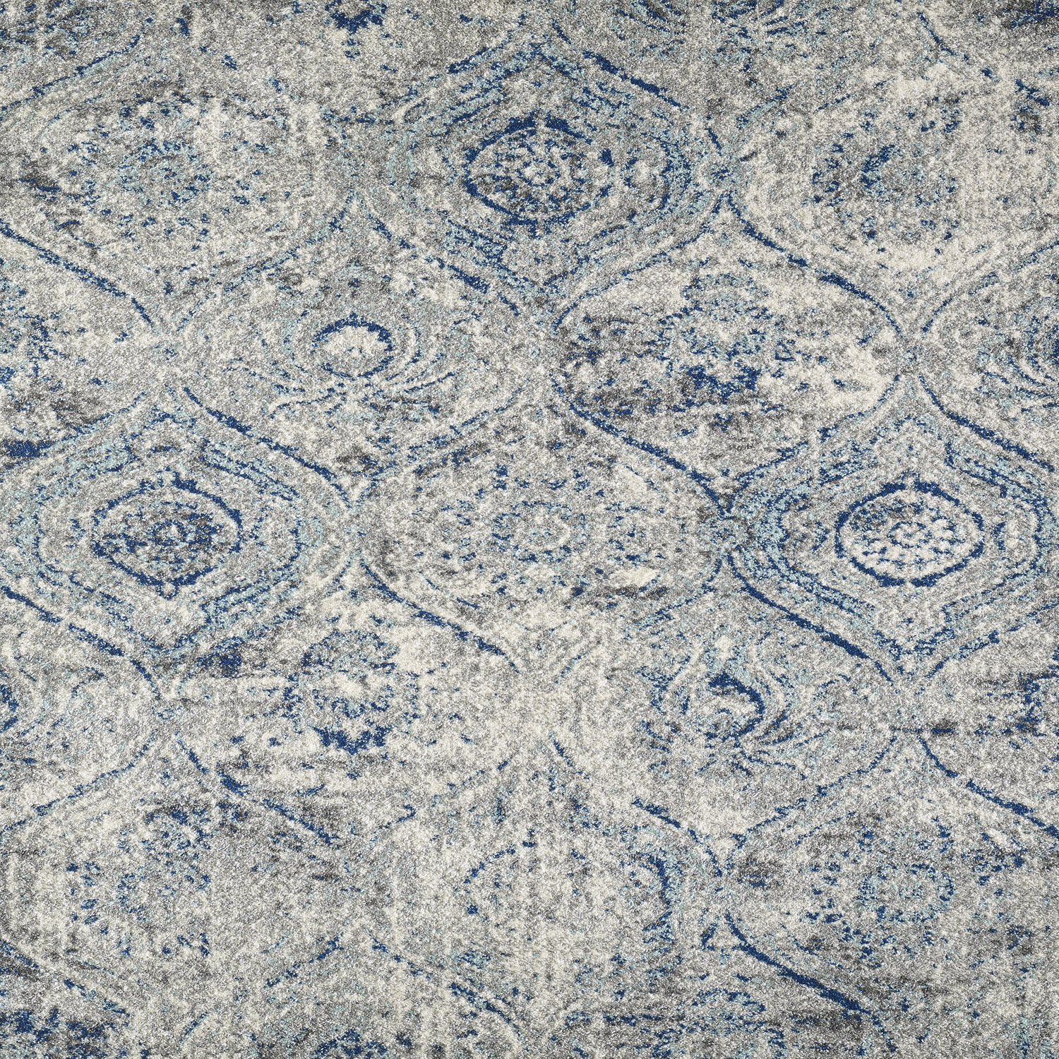 World Menagerie Federal Geometric Navy/Cream Area Rug - Wayfair Canada