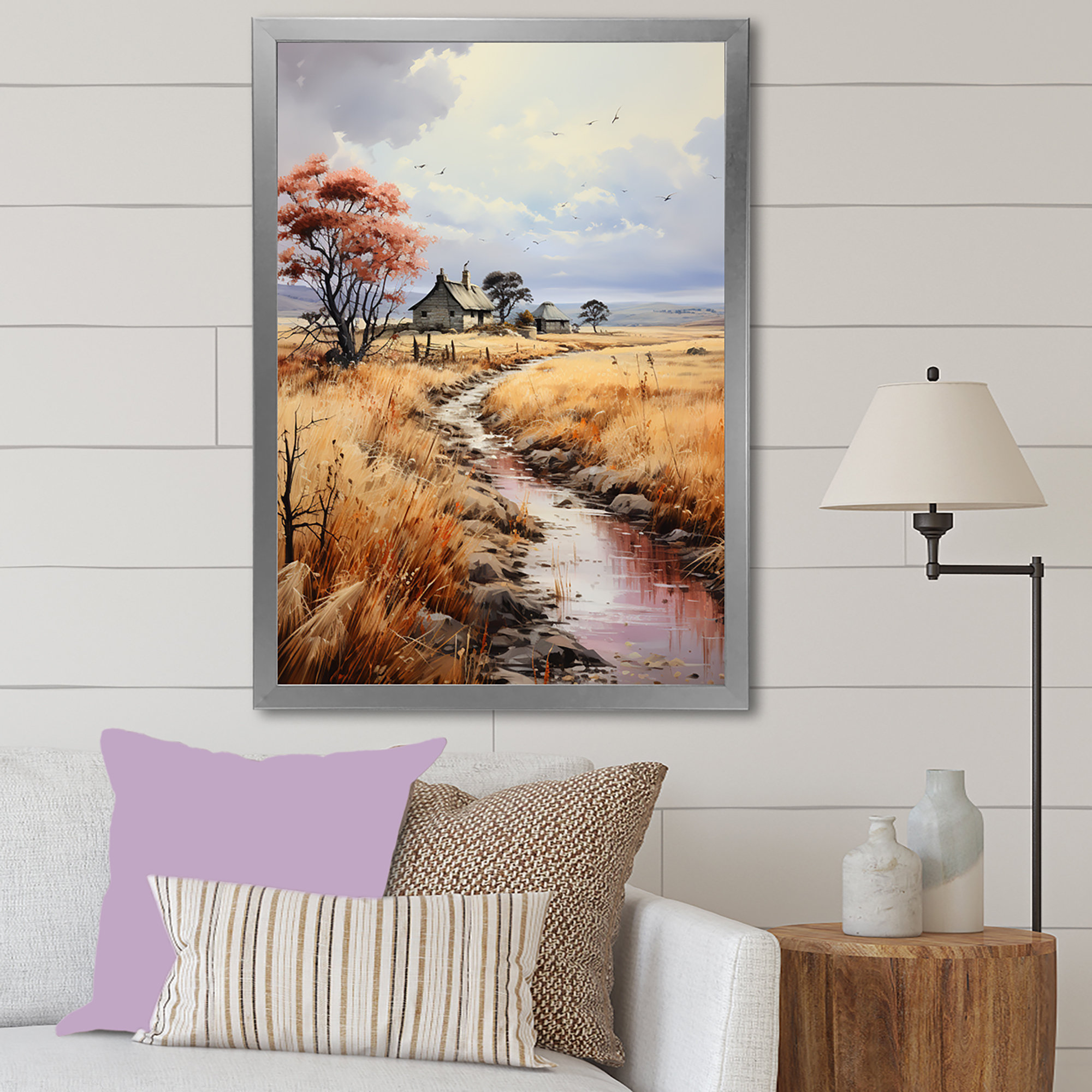 August Grove Rustic Pariries Landscape Farmhouse - Prairies Wall Art ...
