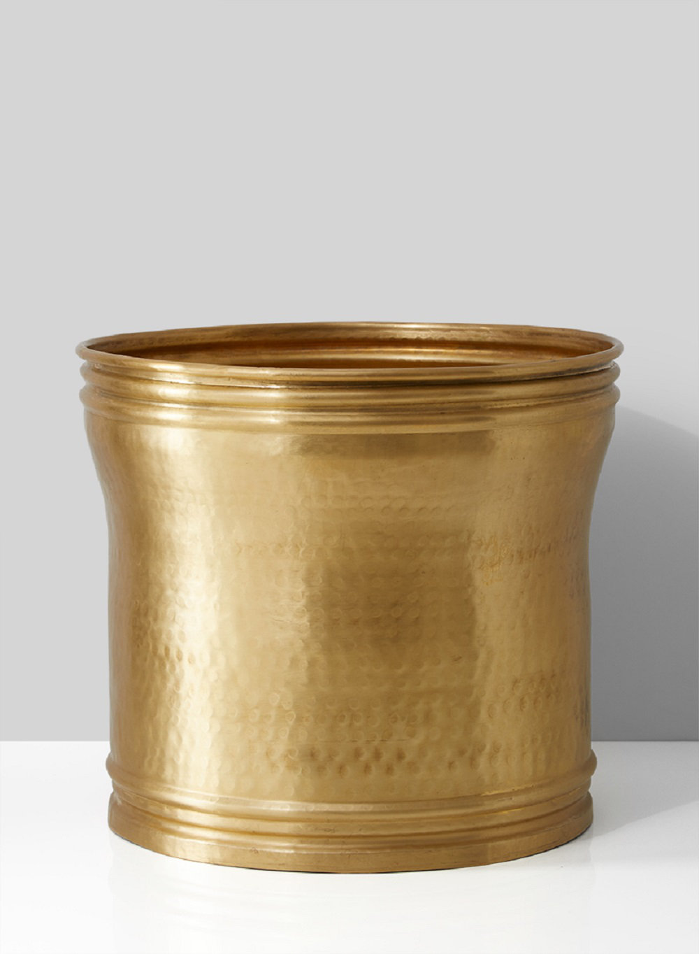 Dakota Fields Hatchett Brass Pot Planter & Reviews | Wayfair