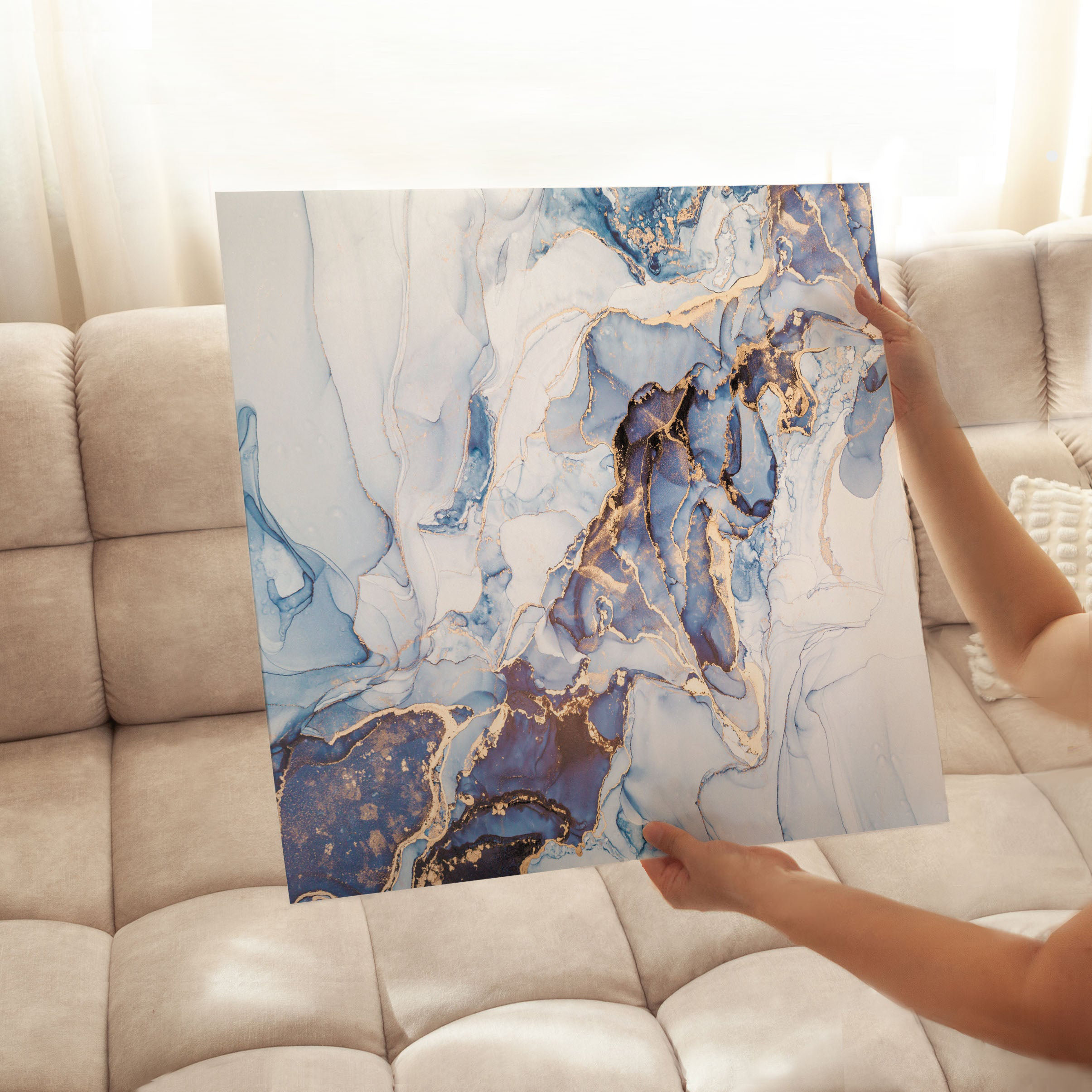 Wrought Studio™ Abstract Geode Dreams Modern Unframed Art Print | Wayfair