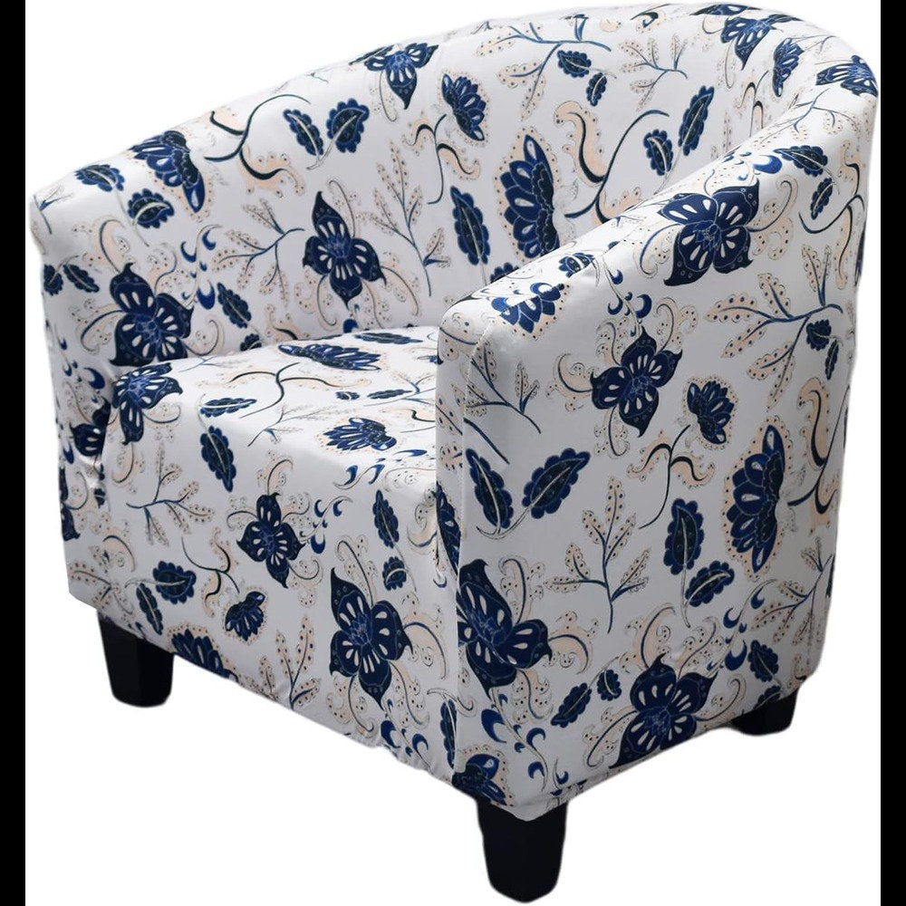 One Allium Way® Club Chair Slipcover Tub Chair Cover Stretch Armchair ...