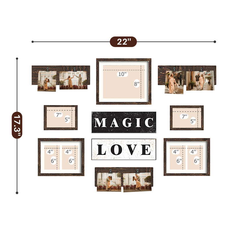 Le Prise™ Kapow Wall Gallery Picture Frame Set & Reviews | Wayfair