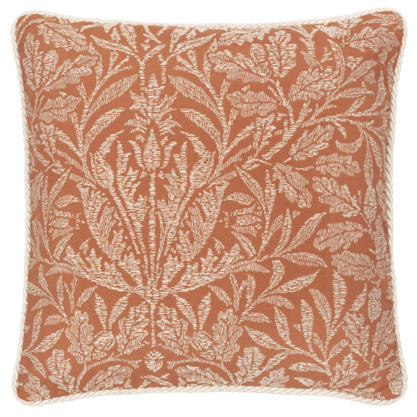 Morris & Co Acorn Tonal Floral Square Throw Pillow Cover | Wayfair.co.uk