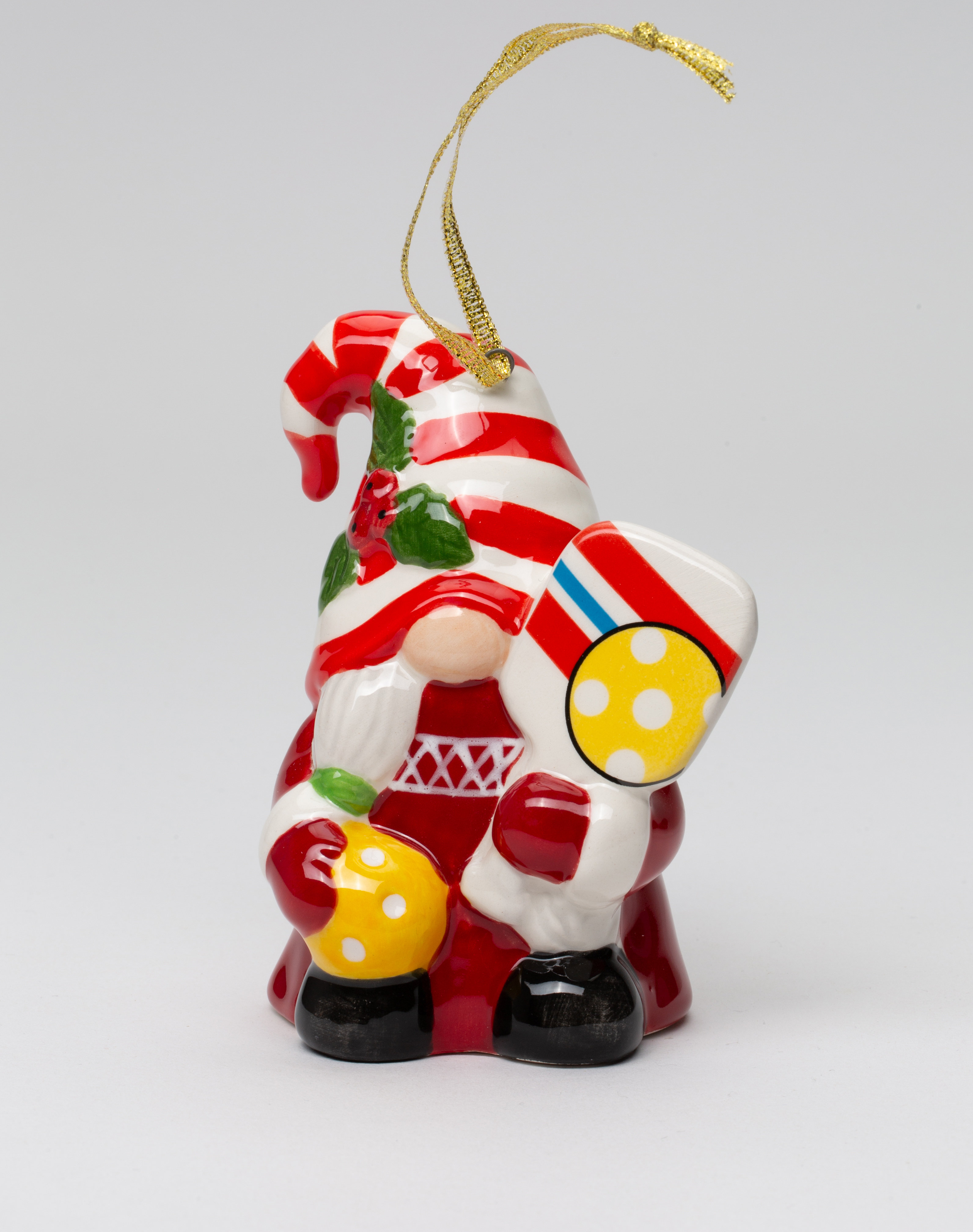 Charlton Home® Pickleball Lady Gnome Ornament | Wayfair