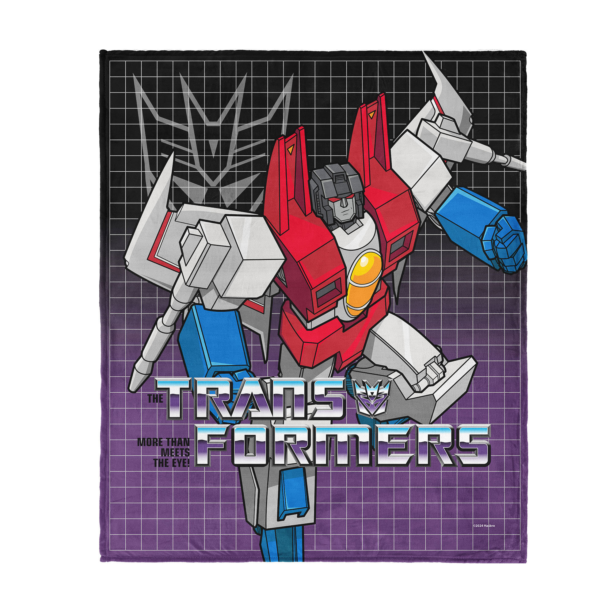 Northwest Hasbro Transformers G1 Grid Starscream Silk Touch Throw ...