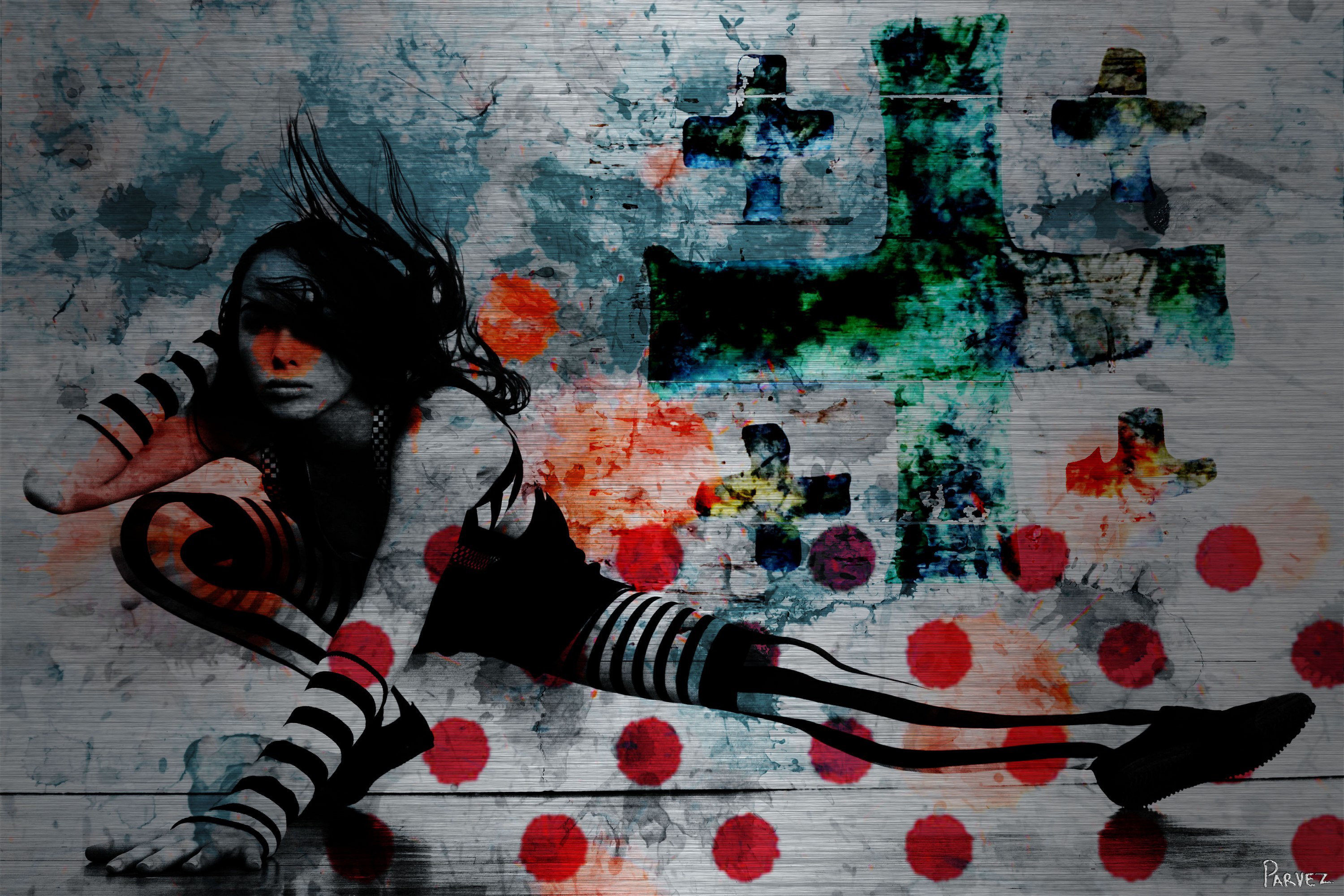 Parvez Taj 'Jerusalem Cross' by Parvez Taj Print on Canvas | Wayfair