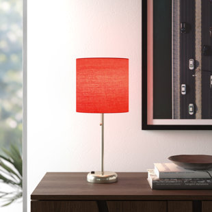 Red Table Lamps You'll Love | Wayfair