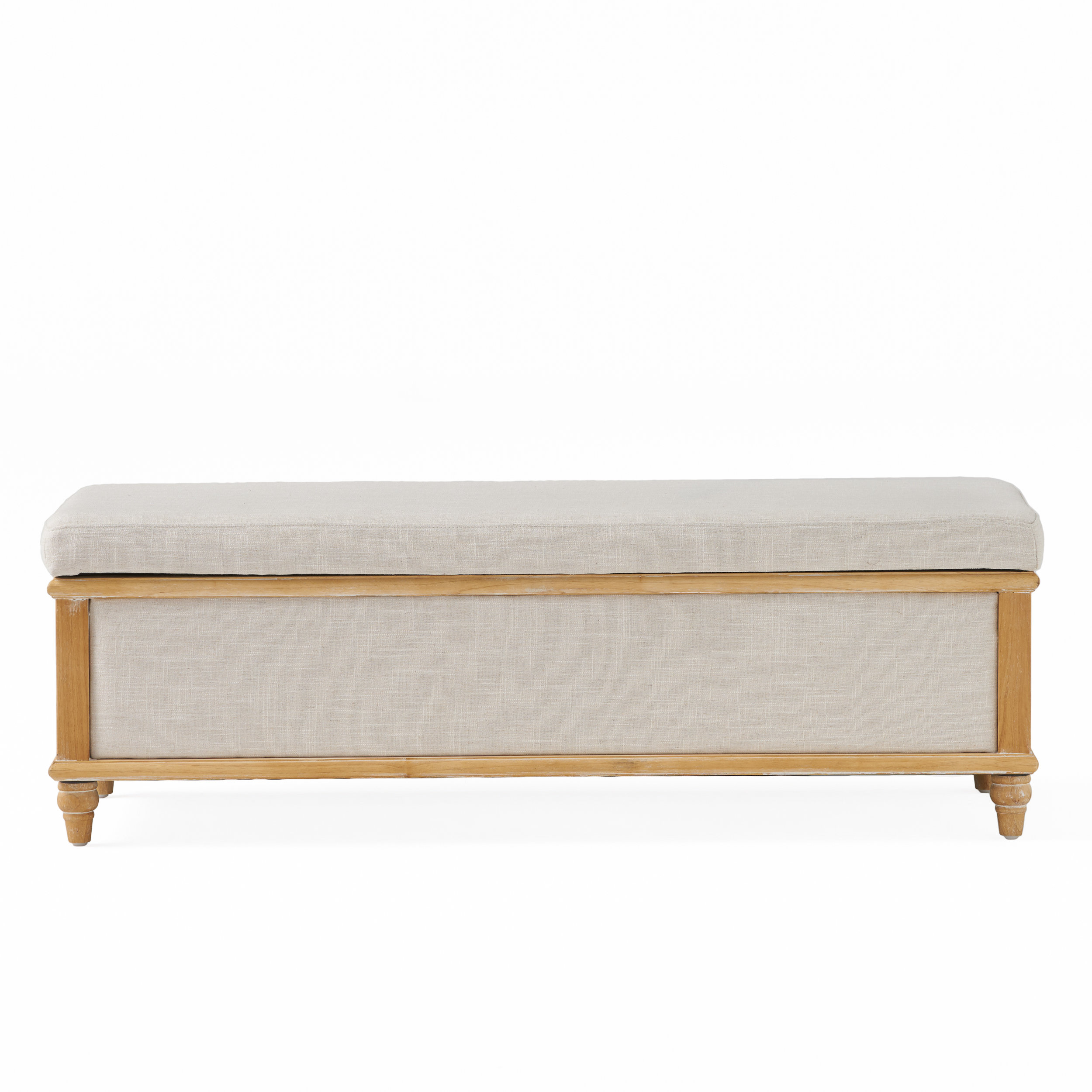 Darby Home Co Adonte Fabric Upholstered Storage Bench | Wayfair
