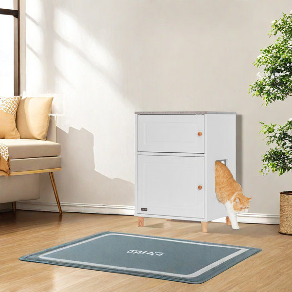 Archie & Oscar™ Enclosed Litter Box with Odor-Free Design, Storage ...