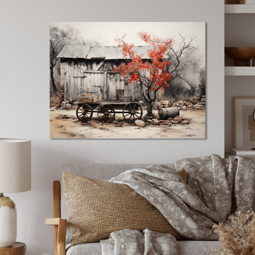 Gracie Oaks Barn Rustic Elegance I - Farmhouse Metal Wall Decor | Wayfair