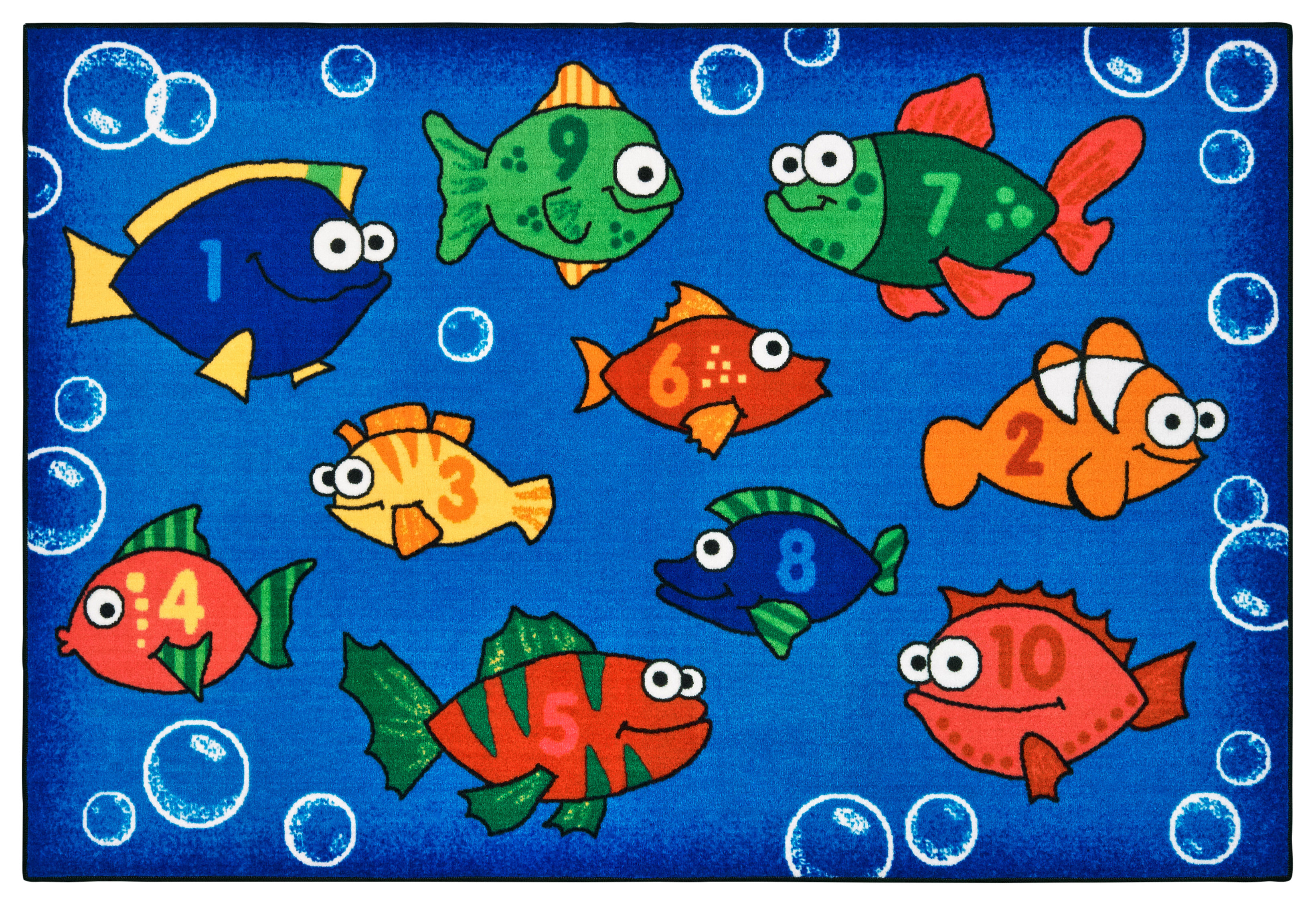 Carpets for Kids KID$ Value Rugs™ Tufted Blue Area Rug & Reviews | Wayfair