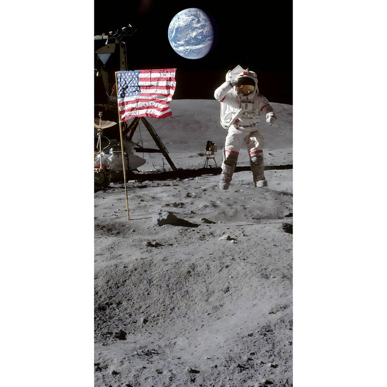 Wet Paint Printing 46" Nasa Moon Landing Space Cardboard Standup | Wayfair