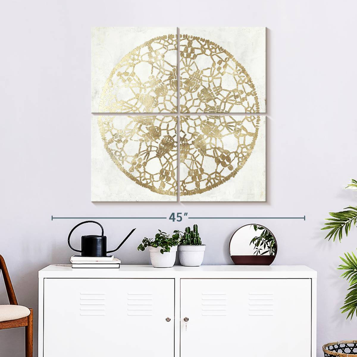 Bungalow Rose Kerner Gilded Star I | Wayfair
