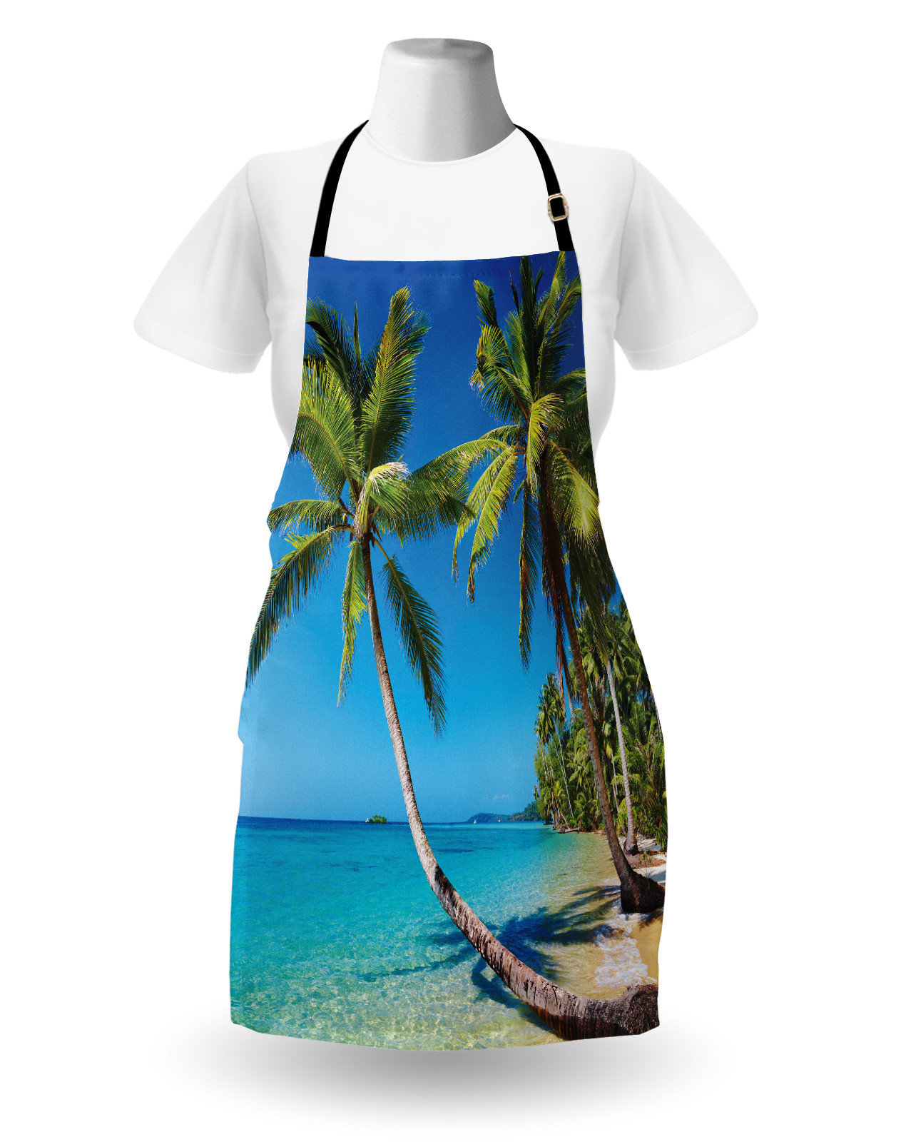 Dakota Fields Island Apron Unisex Kood Thailand Journey Adult Size Blue ...
