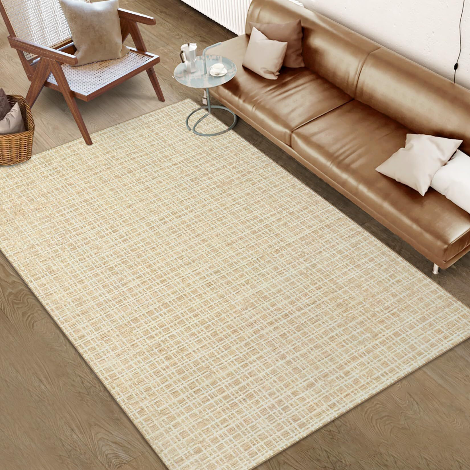 Ebern Designs Washable Rug 9X12 Area Rug For Living Room Modern Bedroom ...