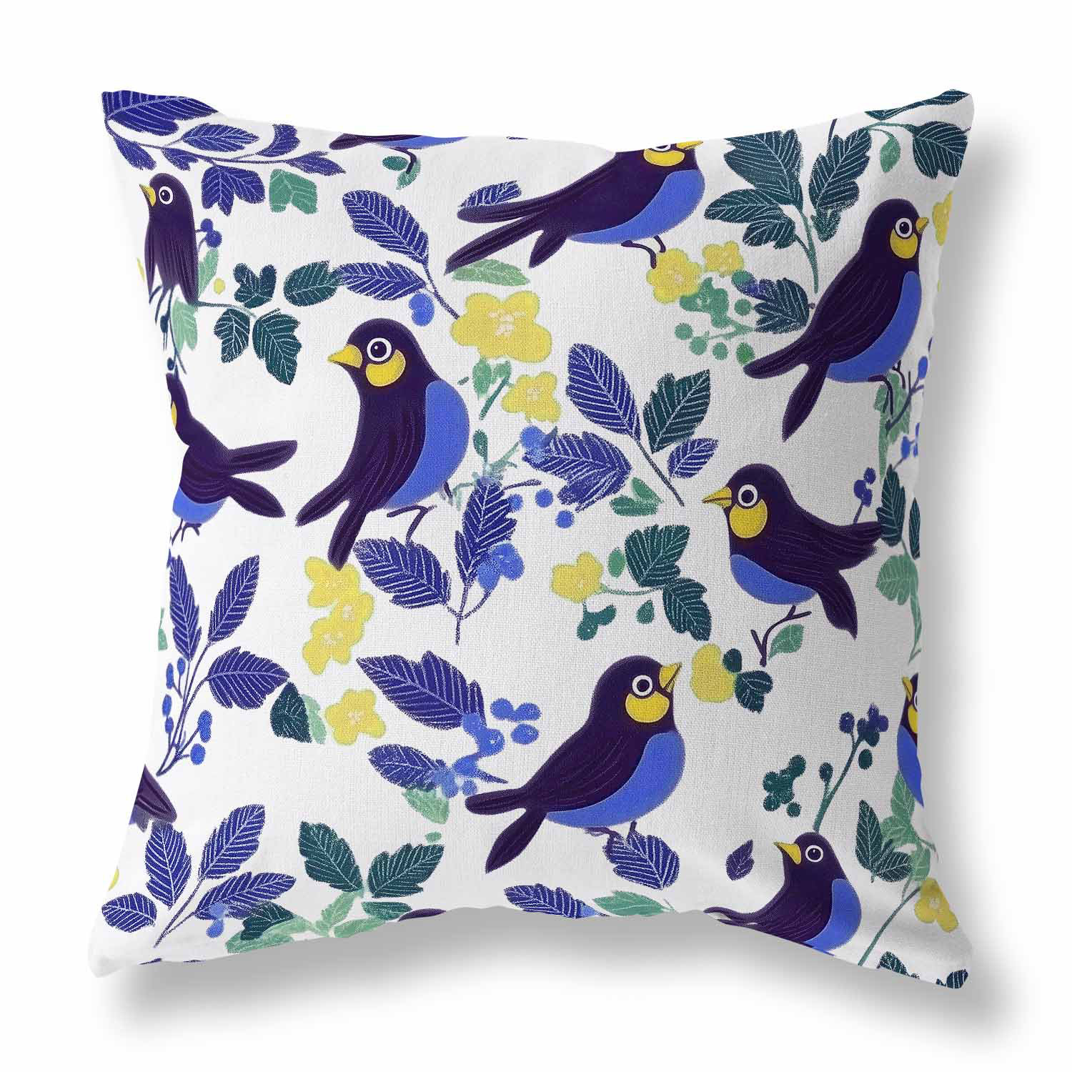 Amrita Sen Designs Sweet Tweets Indoor/Outdoor Pillow | Wayfair