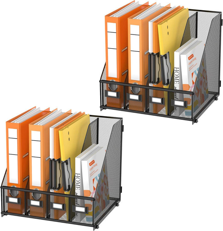 Williston Forge 4-compartment File Organizer For Desk | Wayfair