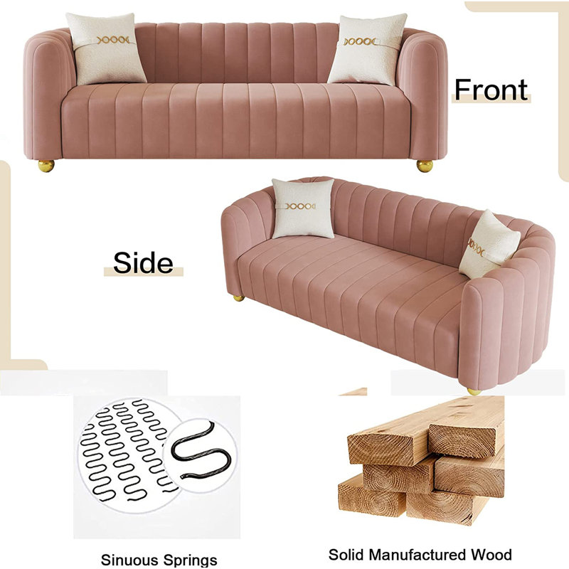 Mercer41 Beonica 83.46'' Upholstered Sofa | Wayfair
