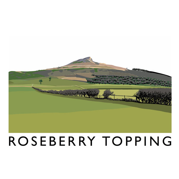 East Urban Home 'Roseberry Topping 5' by Richard O'Neil - Print ...