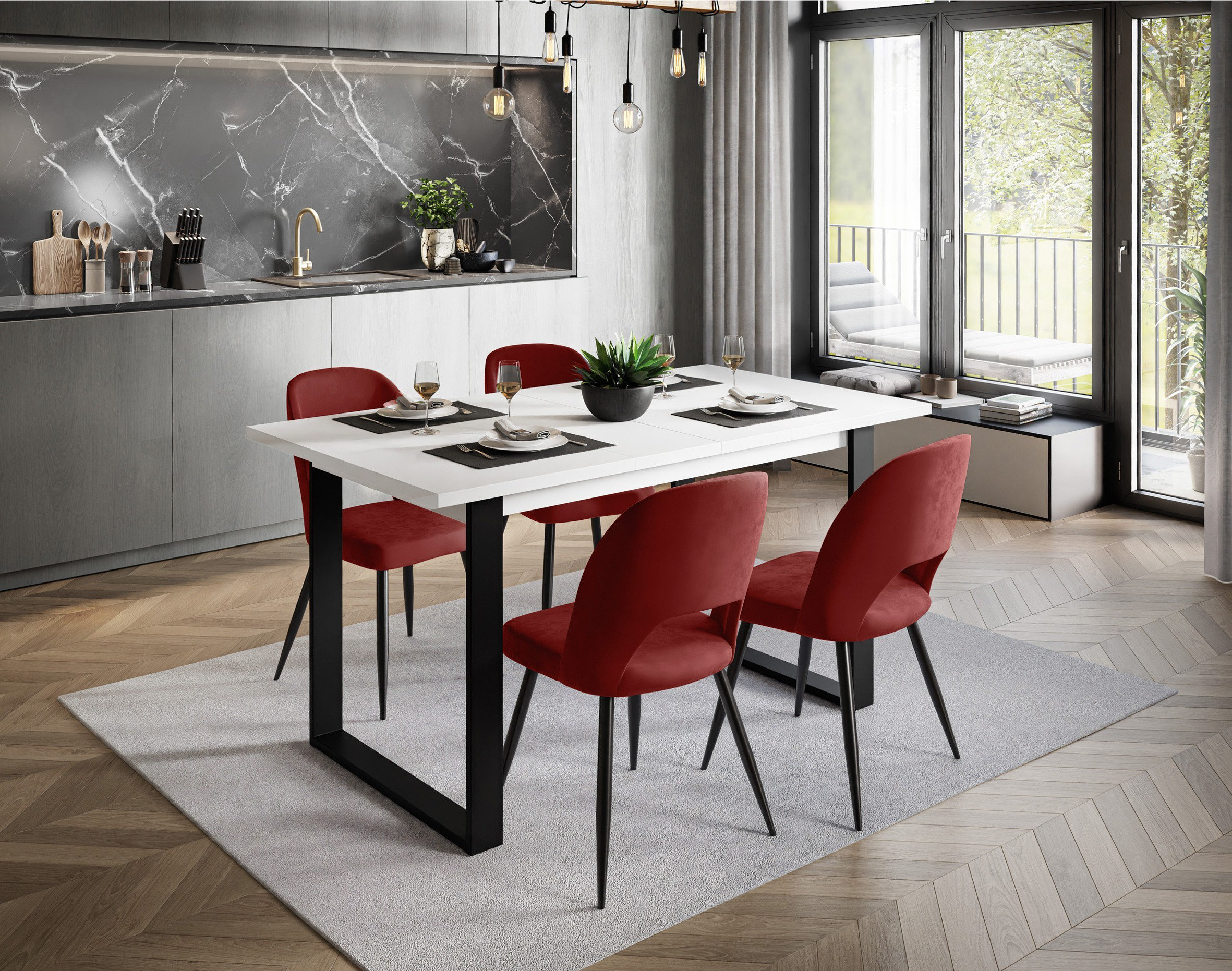 Canora Grey Akshita Rectangular Dining Table | Wayfair.co.uk