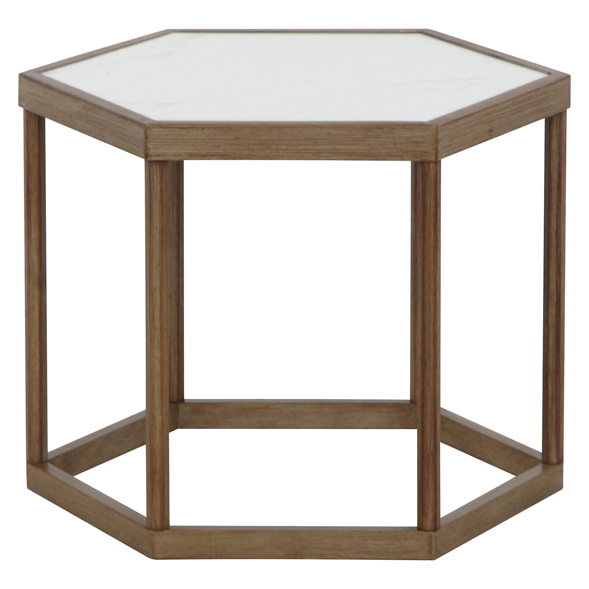 Honeycomb Outdoor Omni Table With Oak Frame | Wayfair