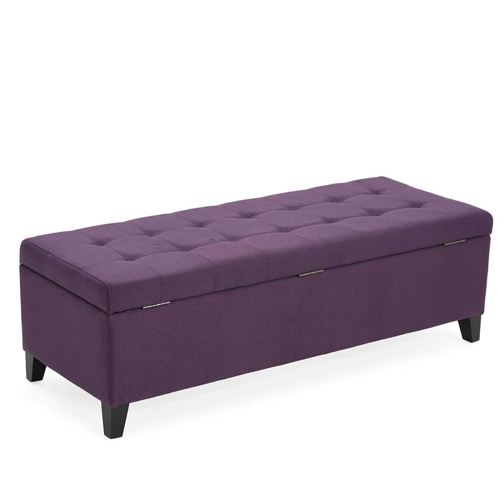 Hokku Designs Fabric Storage, Rectangular Bench, Modern Bed End Bench ...