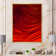 Wrought Studio Abstract Red Wave Liquid Art II " Abstract Red Wave ...