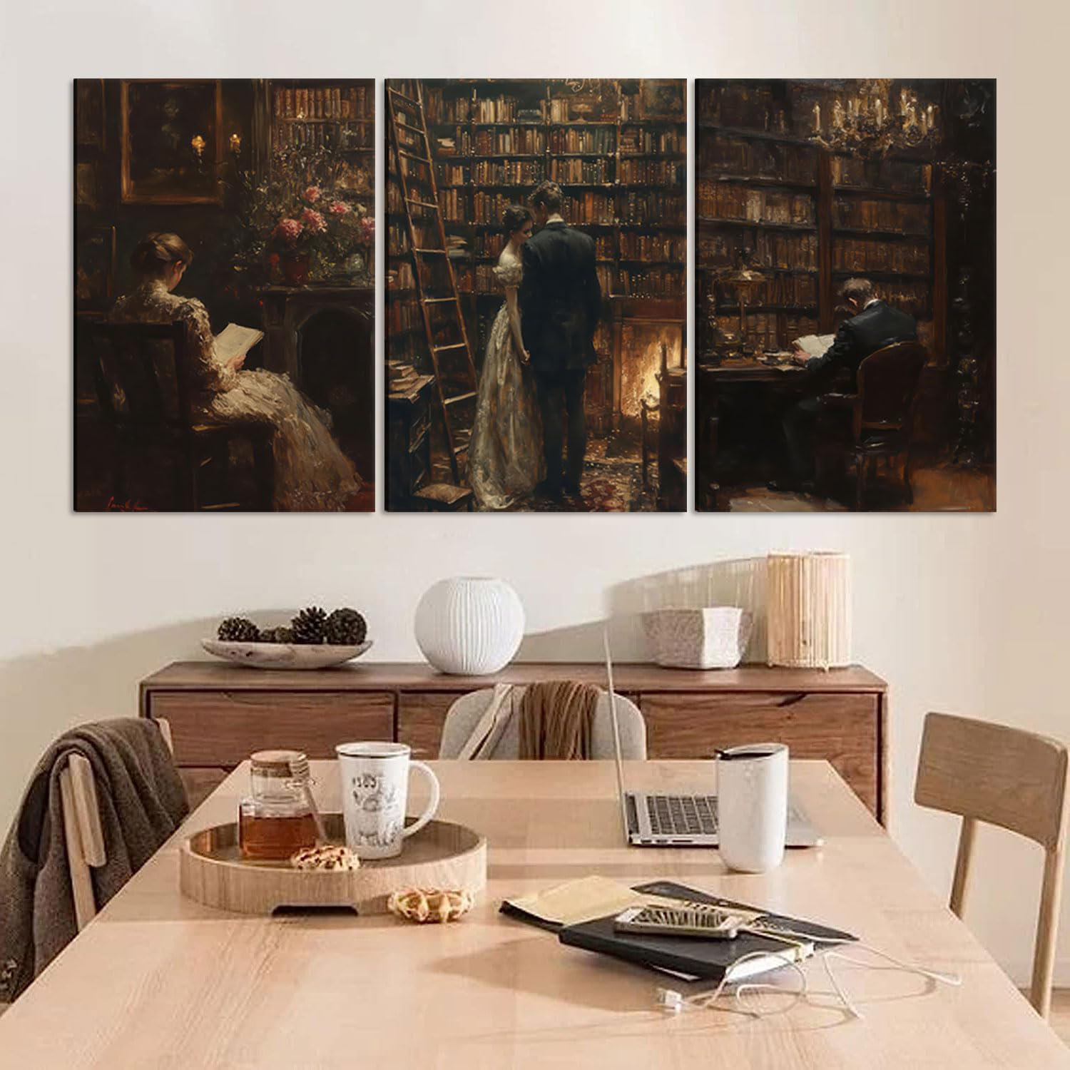 victorian study decor