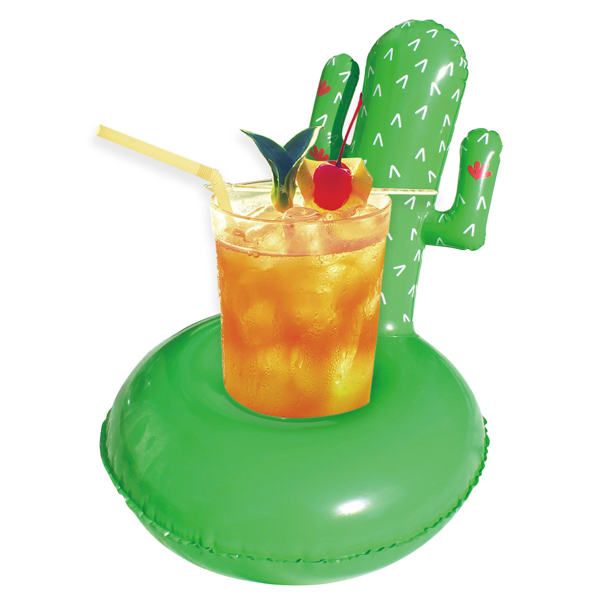 Northlight Seasonal Inflatable Cactus Swimming Pool Floating Drink ...