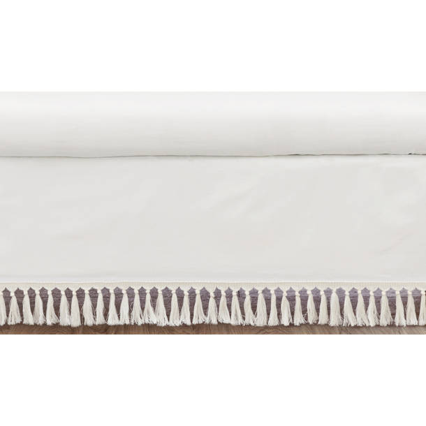 Sweet Jojo Designs Bohemian Fringe Collection 100% Cotton Crib Dust ...
