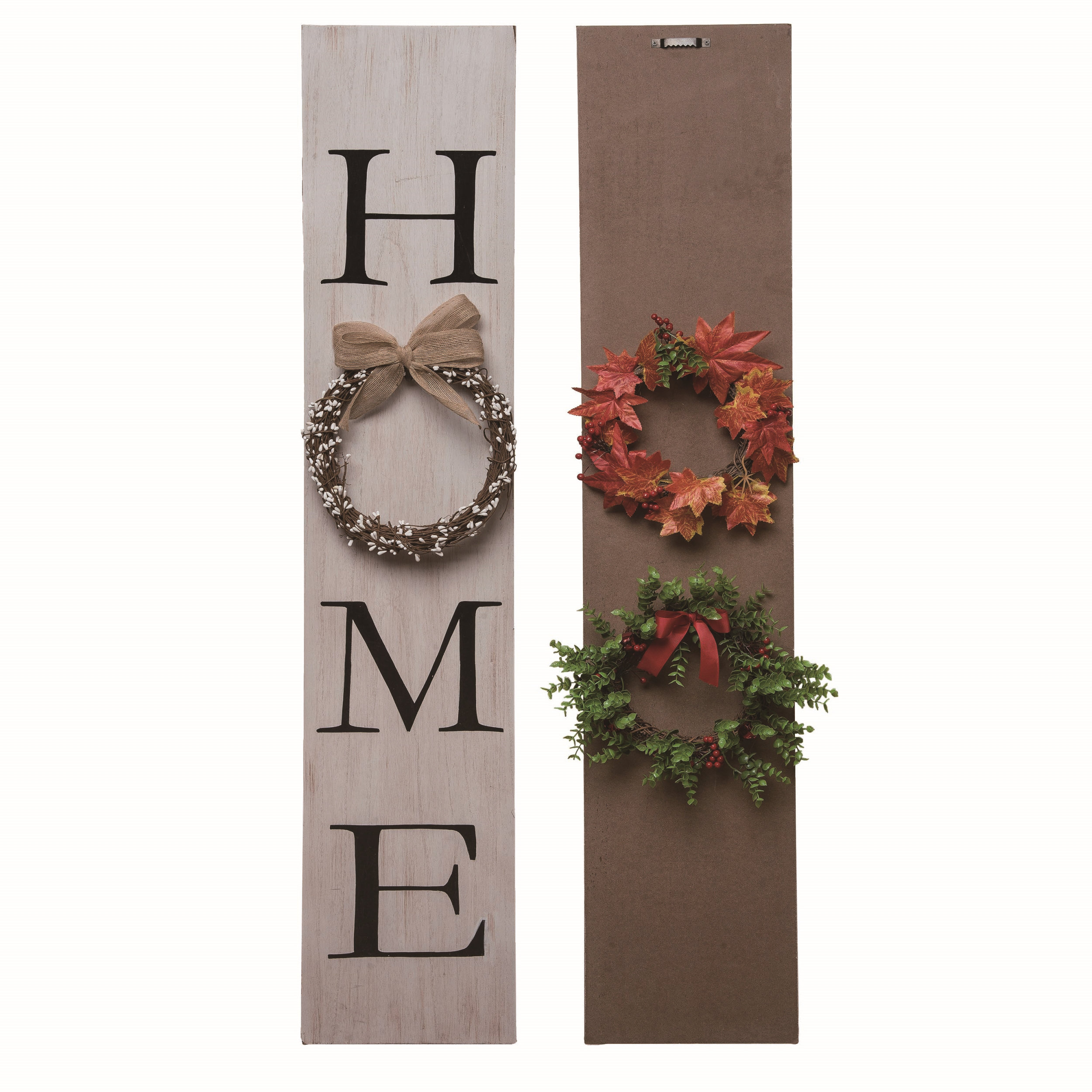 The Holiday Aisle® Wood Interchangeable Wreath Sign | Wayfair