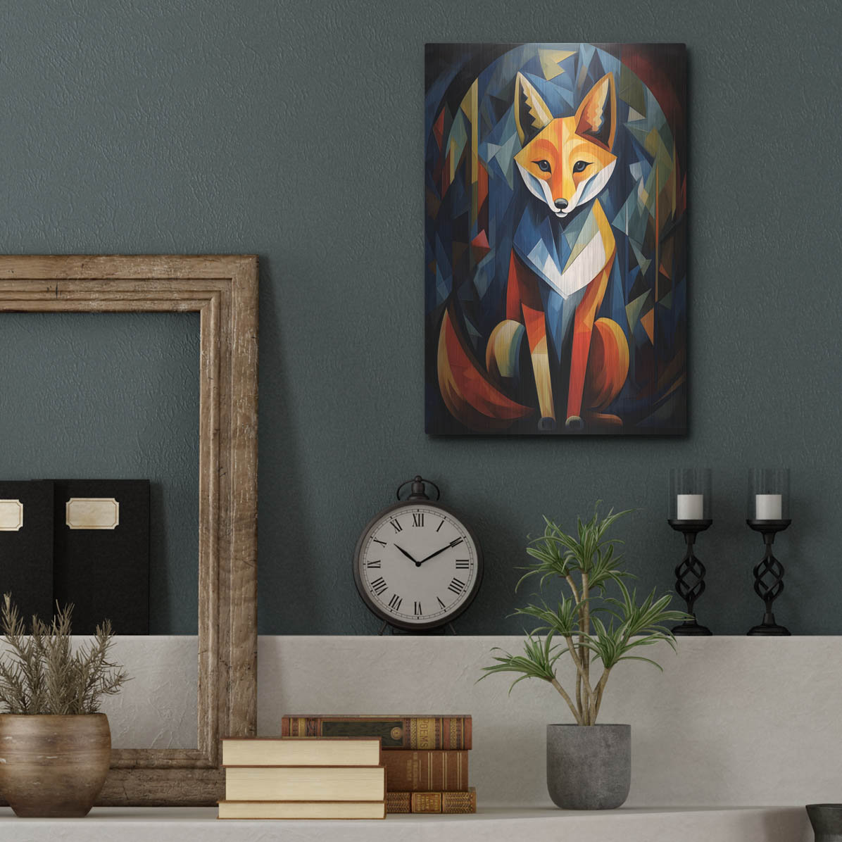 Millwood Pines The Cubistic Fox' by Andreas Magnusson Metal Wall Art ...