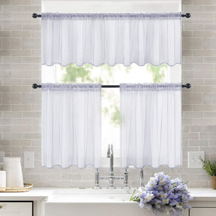 Charlton Home® Ian Tailored Window Valance | Wayfair