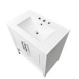 30 Inch White Bathroom Vanities You'll Love | Wayfair