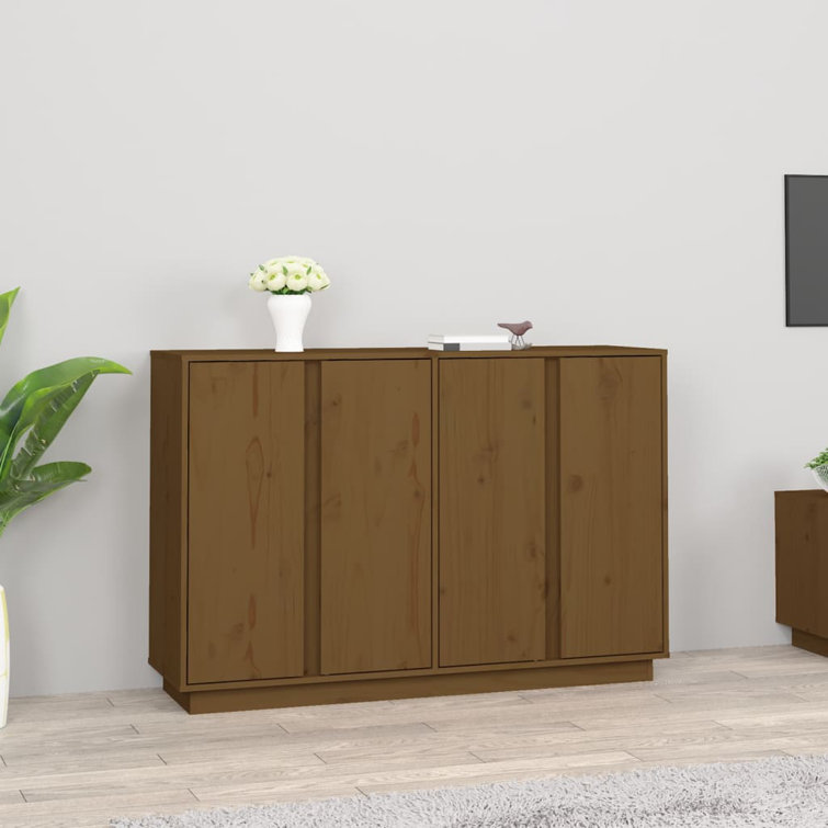 Latitude Run Herard 120cm Wide Pine Solid Wood Sideboard | Wayfair.co.uk