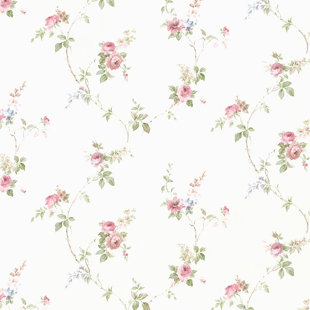 Floral & Botanical Pre-Pasted Wallpaper You'll Love | Wayfair