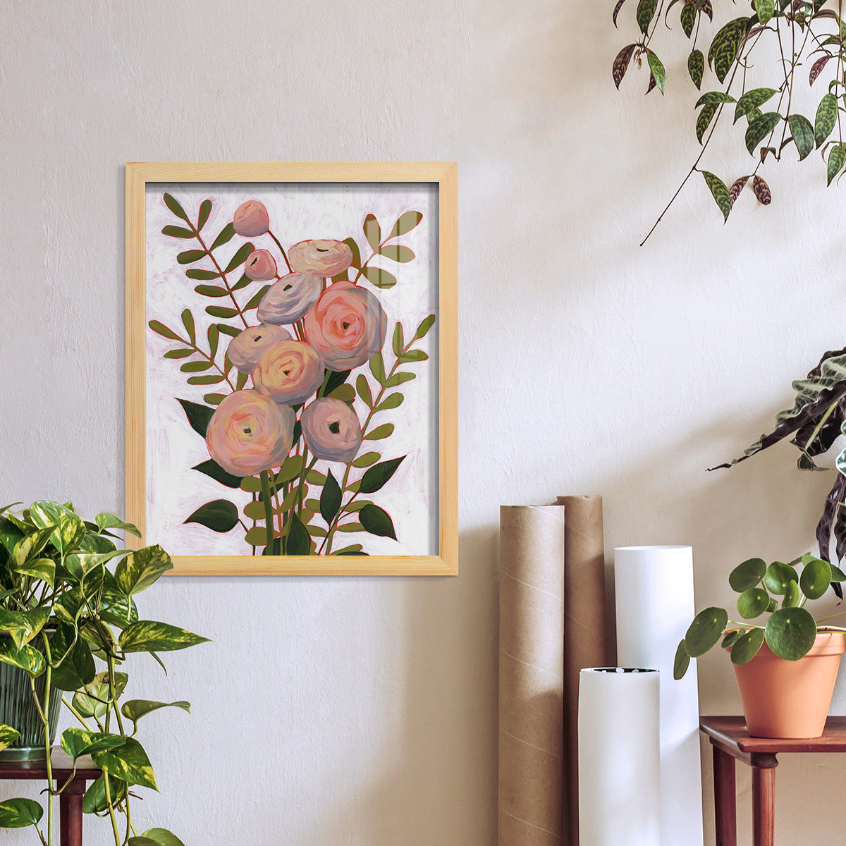 Red Barrel Studio® Flower Burst I Framed On Paper Print | Wayfair
