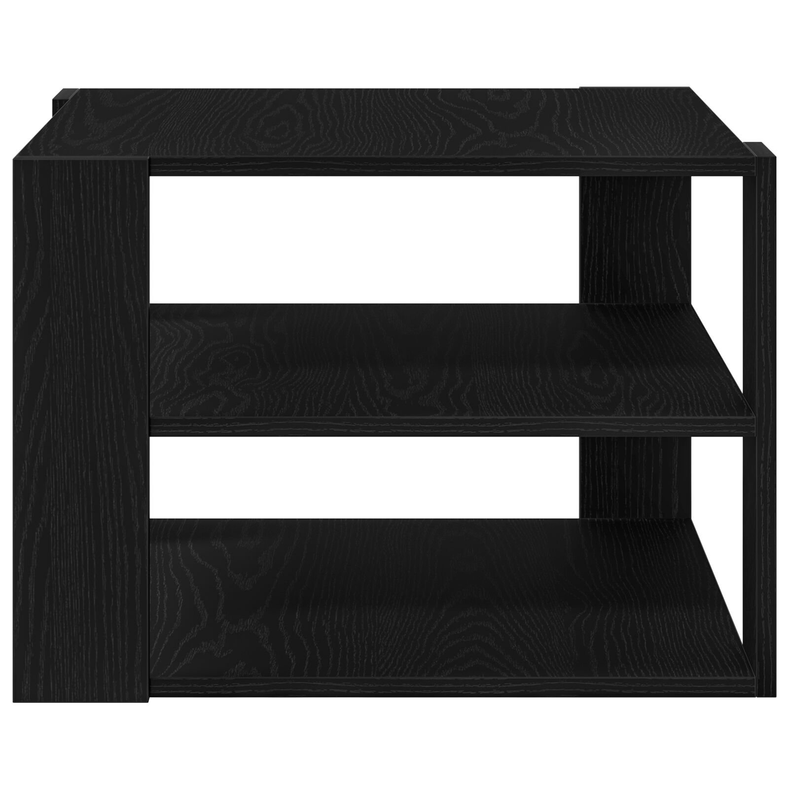 Latitude Run® Coffee Table Black Oak 23.4X23.4X15.7 In Engineered Wood ...