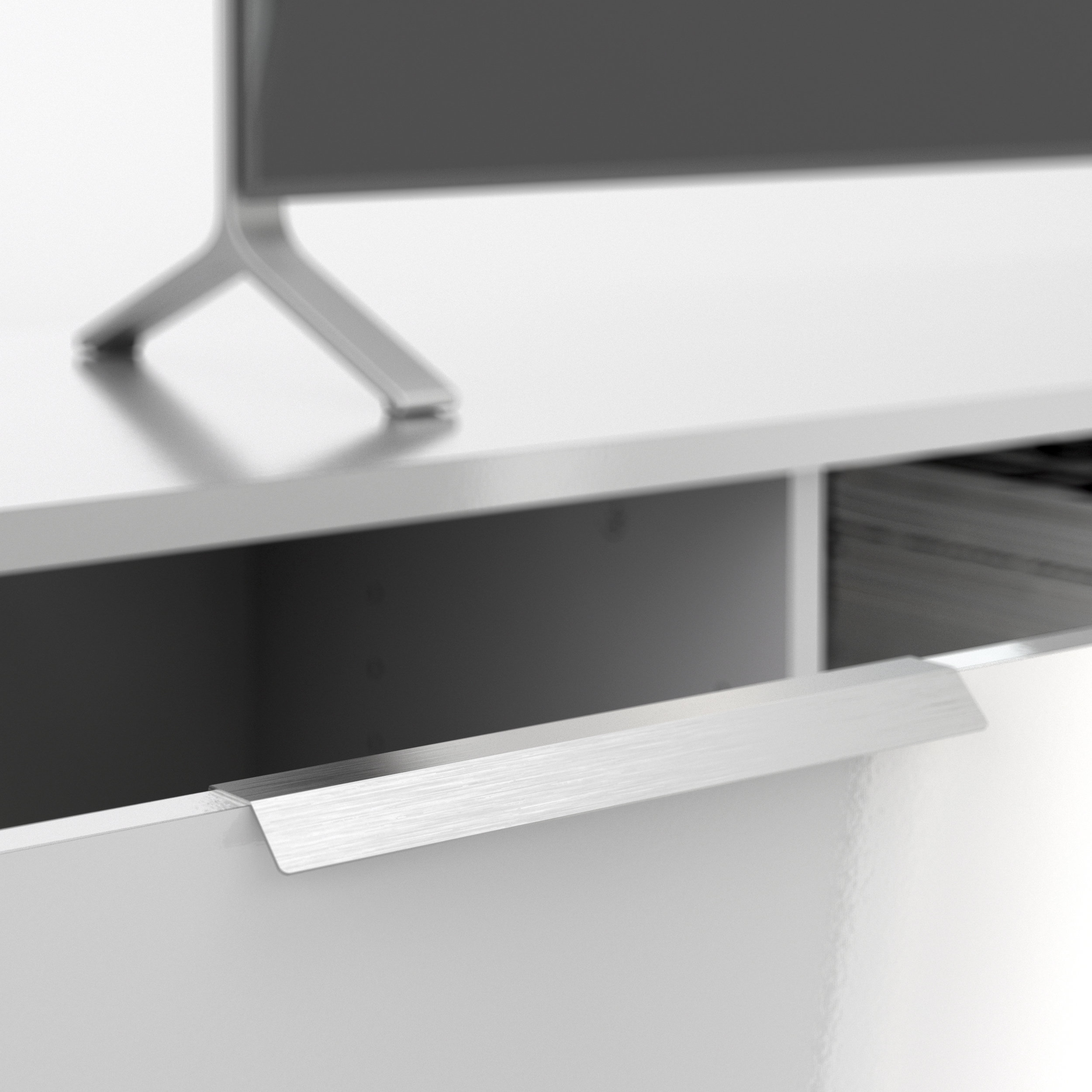 Zipcode Design™ Karlin 68 Inch Wide Media Console & Reviews | Wayfair
